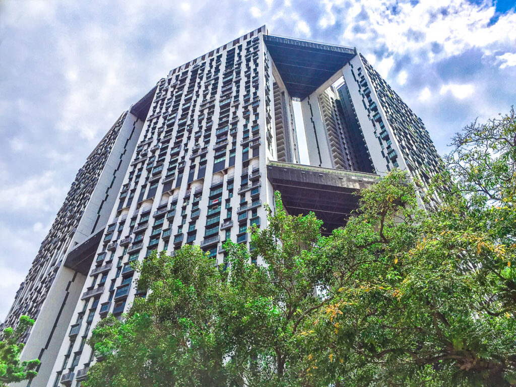 Singapore's Skyline View From The Pinnacle @ Duxton