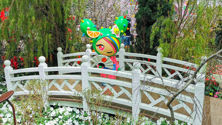 Sakura & Tokidoki Display Welcoming the Spring at Flower Dome