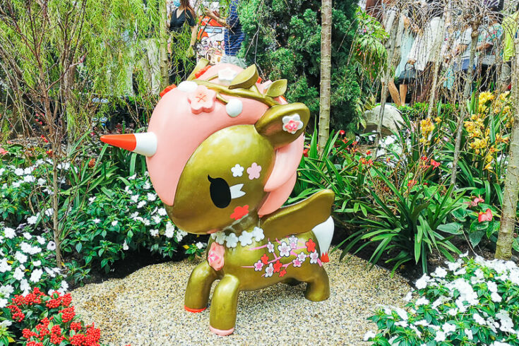 Sakura & Tokidoki Display Welcoming the Spring at Flower Dome