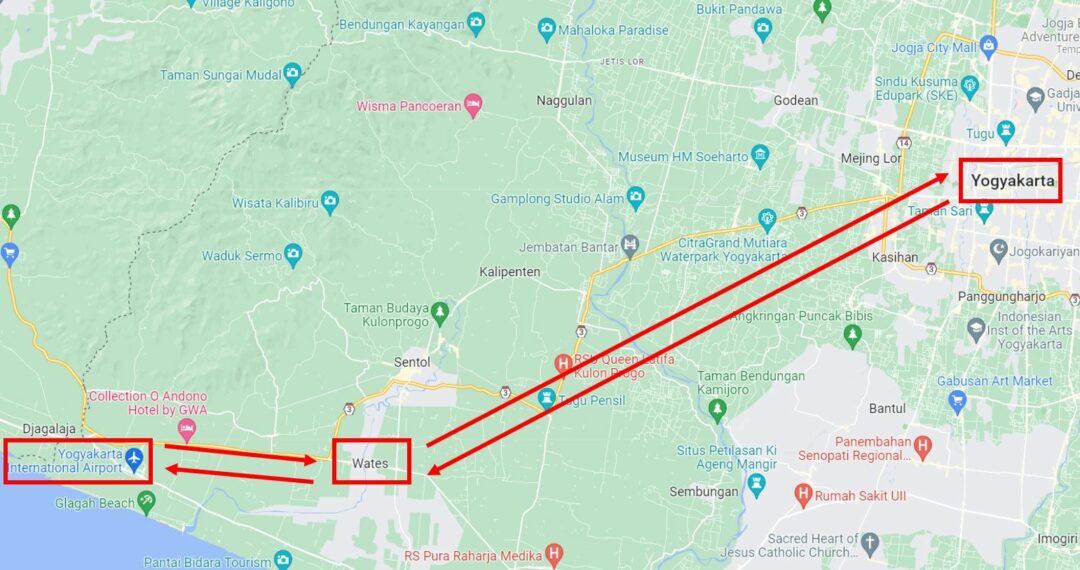 How to Travel by Train Between Yogyakarta Airport and City