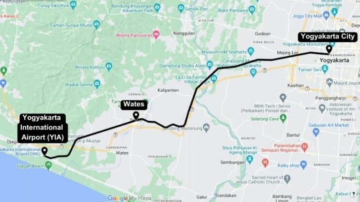How to Travel by Train Between Yogyakarta Airport and City