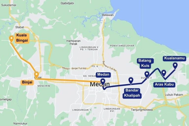 How to Travel Between Kualanamu Airport and Medan City by Airport Railink